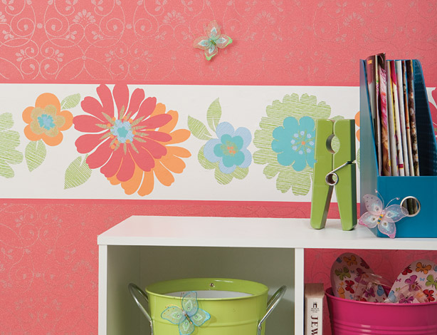 wall paper border wall art - Wall Decoration Pictures Wall Decoration ...